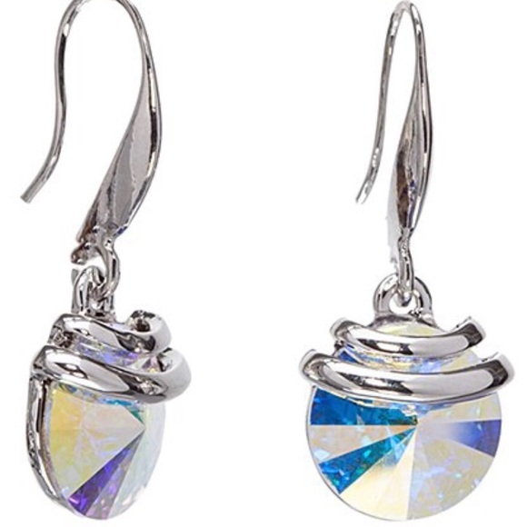 Callura | Jewelry | Aurora Borealis Swarovski Crystal Earrings | Poshmark